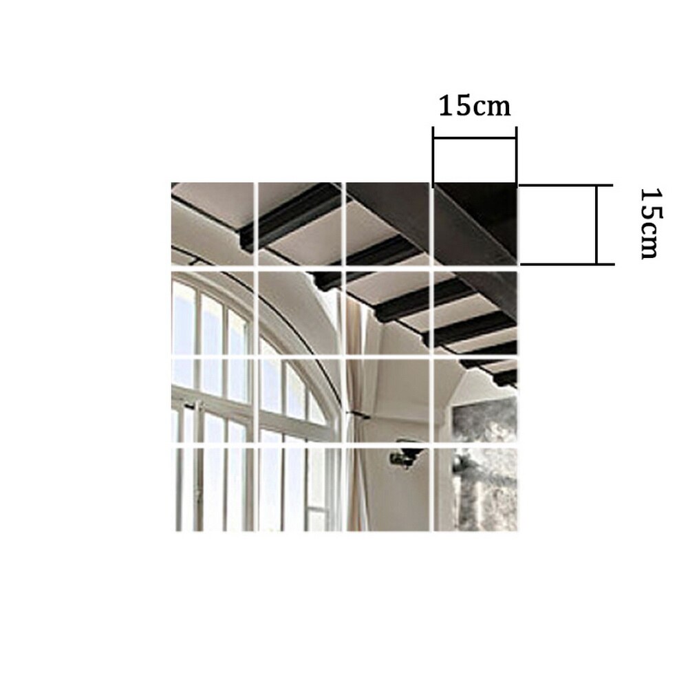 9/16/32pcs Acrylic Mirror Wall Stickers DIY Art Wa... – Vicedeal