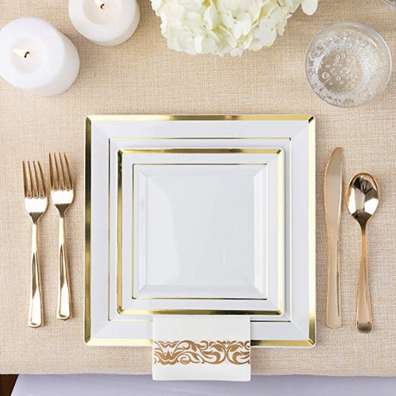 30*40CM Disposable Western Food Golden Dust-Free P... – Grandado