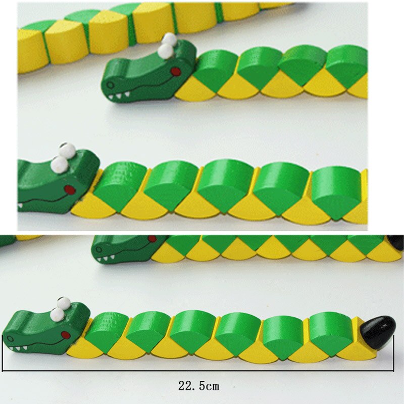 Wooden Colorful Twisted Insect Toys Cute Animal Pu... – Vicedeal