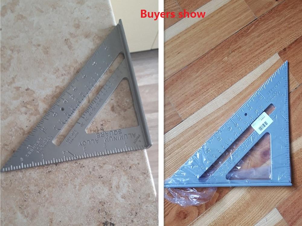 7 Inch Aluminum Speed Square Triangle Angle Protra... – Grandado