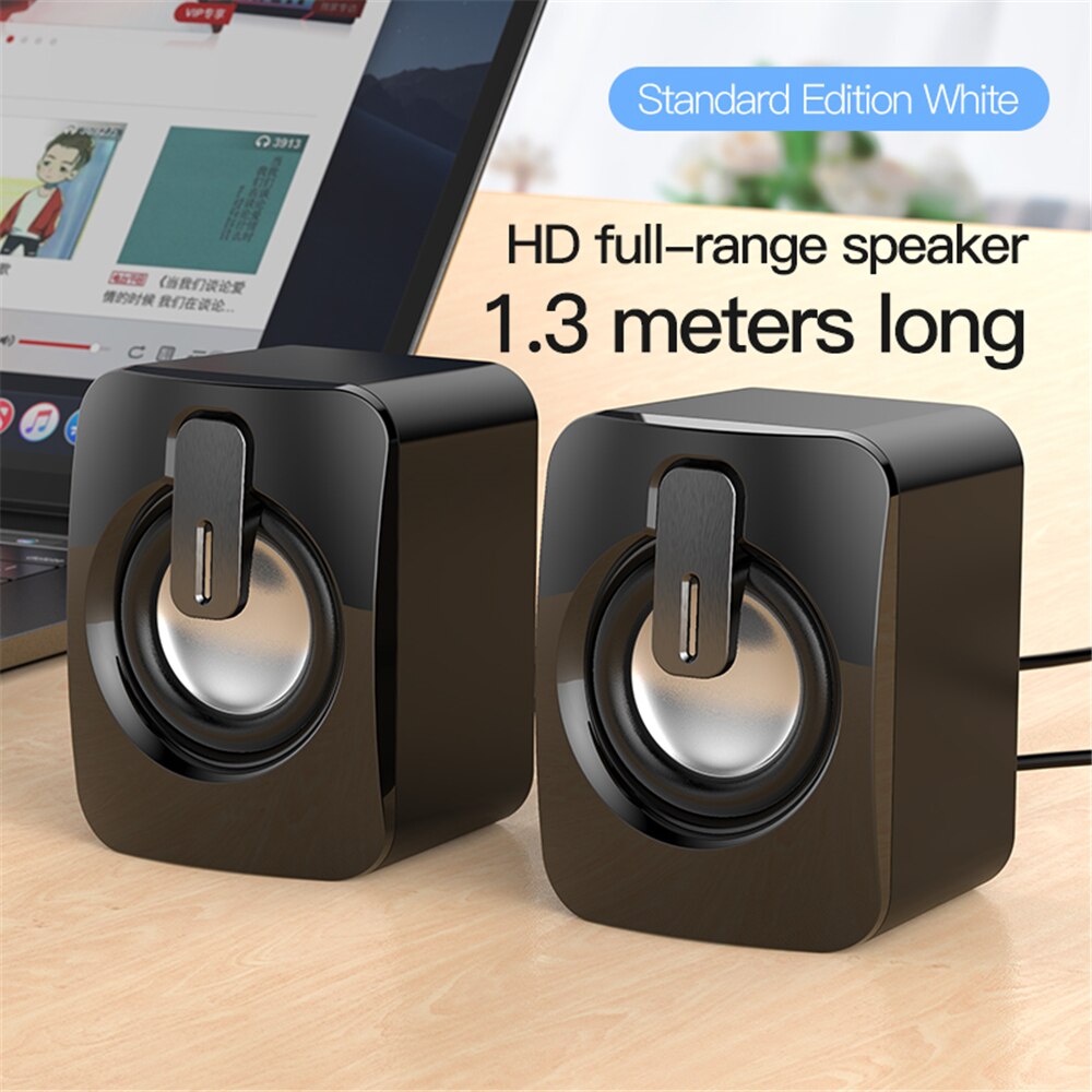 Mini Computer Speaker USB Wired Speakers 3D Stereo... – Vicedeal