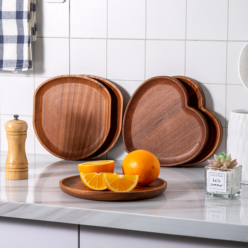 Japanse Houten Ronde Dienblad Grote Houten Plaat V... – Vicedeal