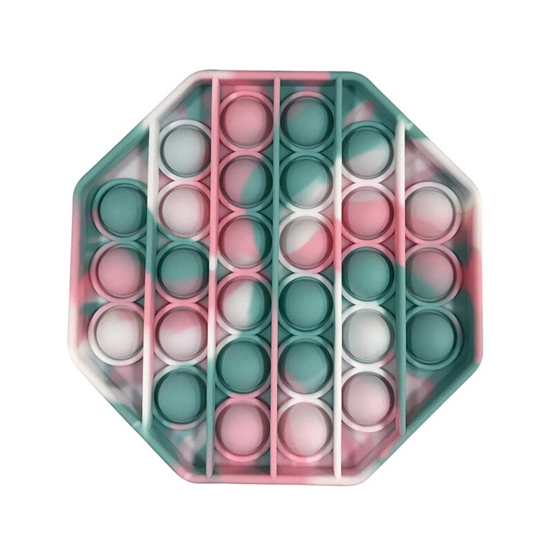 Rainbow Fidget Push Pop Bubble Sensory Squishy Str... – Grandado