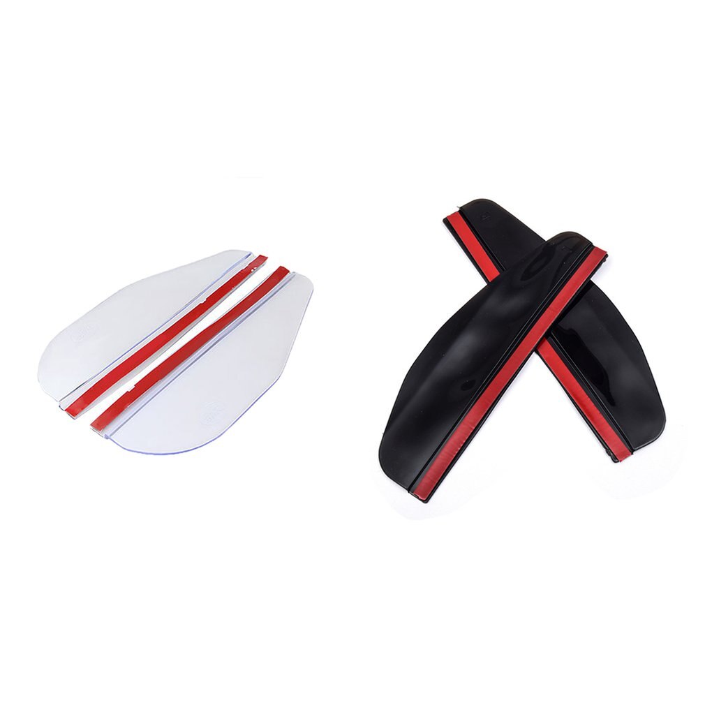 Black/Transparent Car Rearview Mirror Shelters Rai... – Grandado