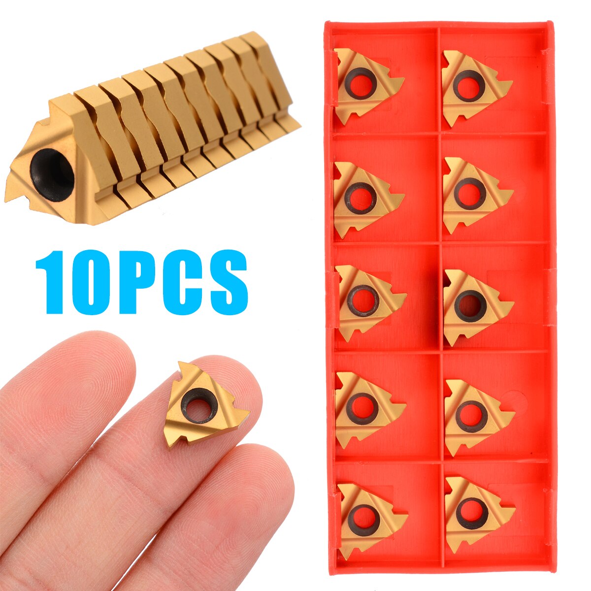 10PCS 16IR AG60 CNC Threaded Carbide Inserts Lathe... – Vicedeal