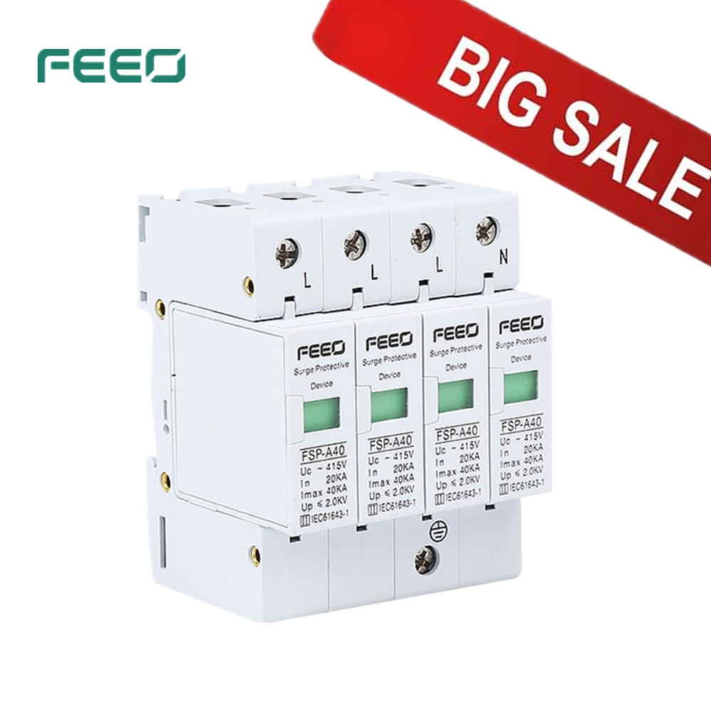 FEEO – SPD AC 4P 20-40KA, protection contre les su... – Grandado