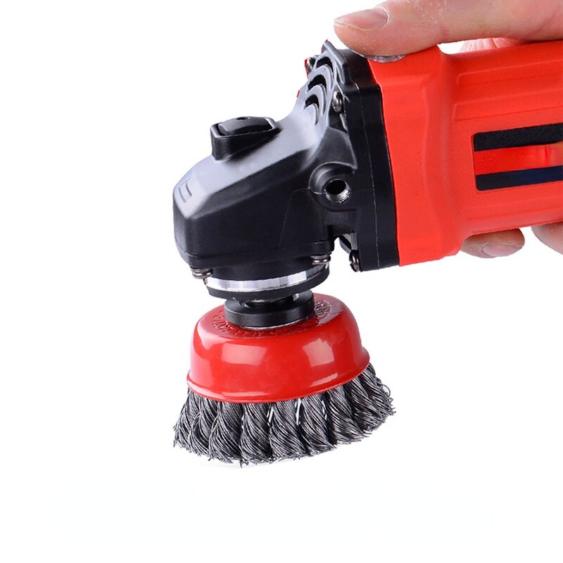 65/75/100/125/150mm Twist Knot Steel Wire Cup Whee... – Grandado