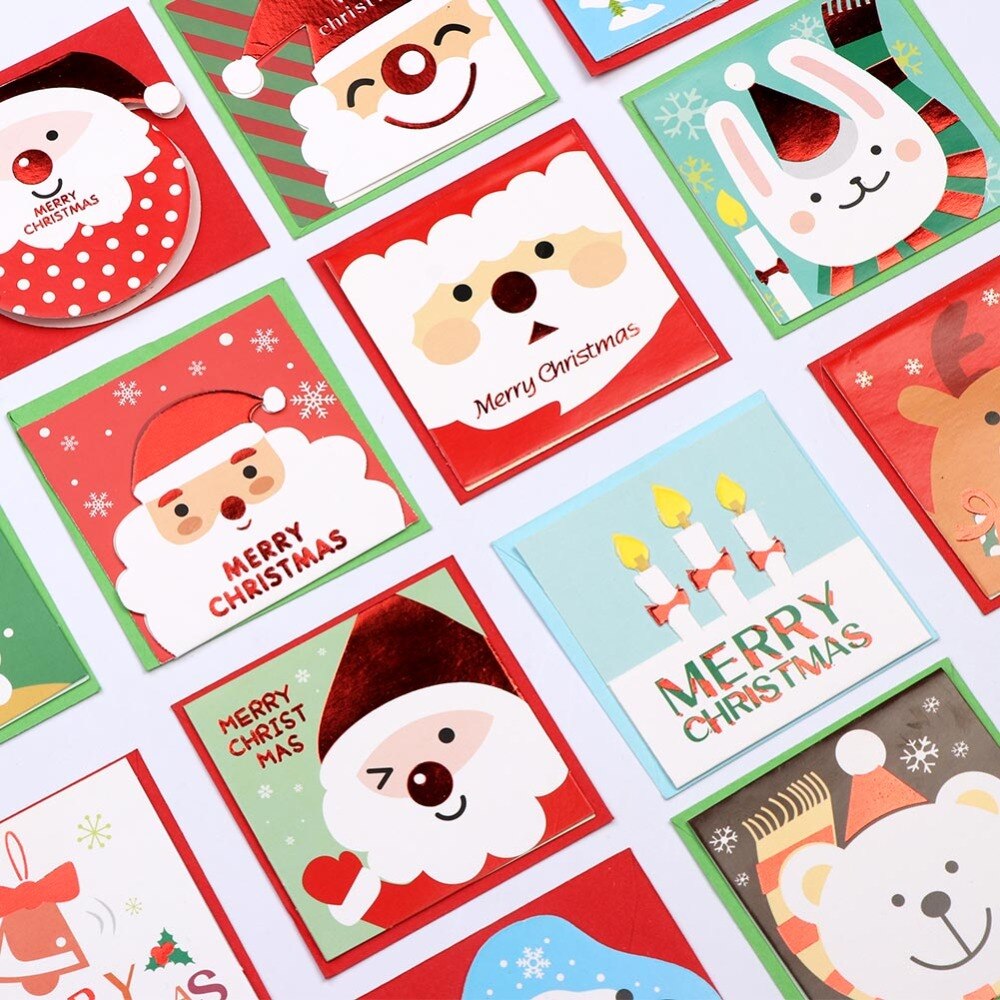 OurWarm 20pcs Funny Mini Christmas Cards With Enve... – Grandado
