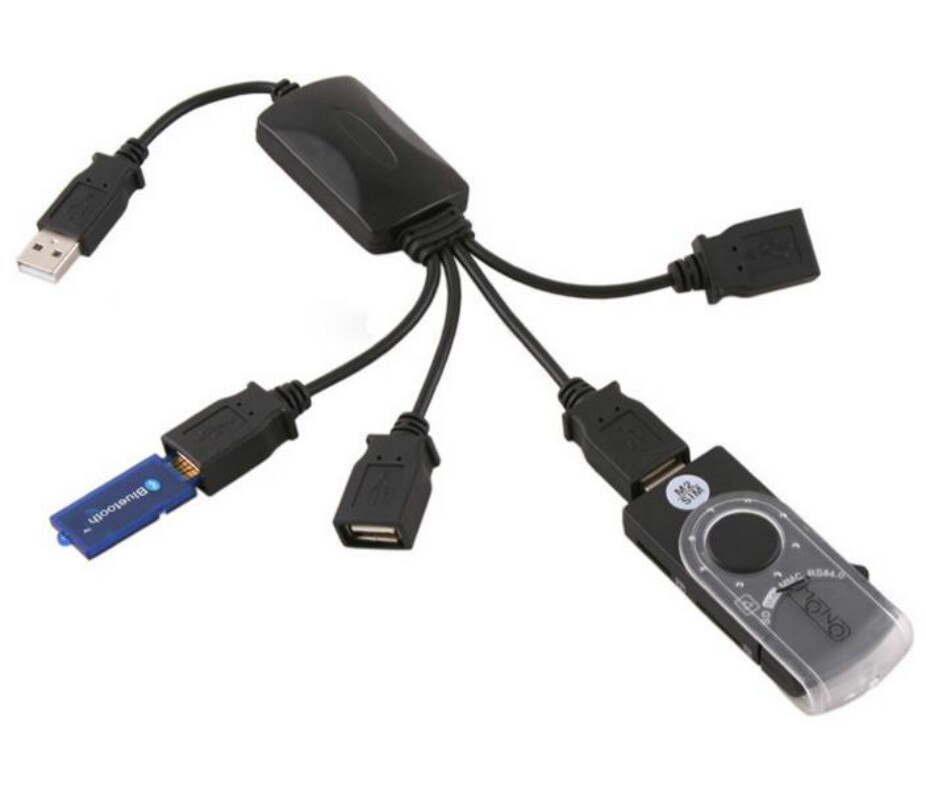 4 Port USB 2,0 480Mbps Mini Smart Hub Hubs Expansi... – Vicedeal