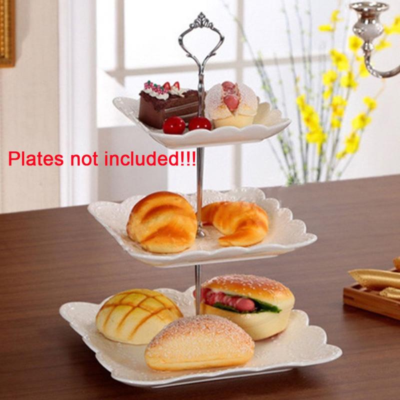Cake Holder 1 Sets 3 Tier Cake Plate Stand Handle ... – Grandado