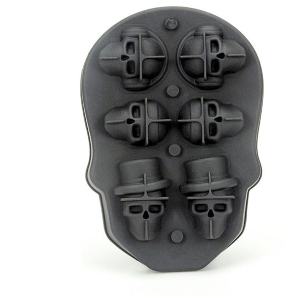 DIY Eis Form Drei-dimensional Schädel Eis Form Wei... – Vicedeal