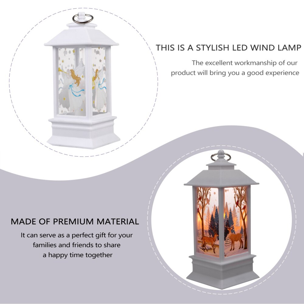 2pcs Christmas LED Lamp Wind Light Desktop Ornamen... – Grandado