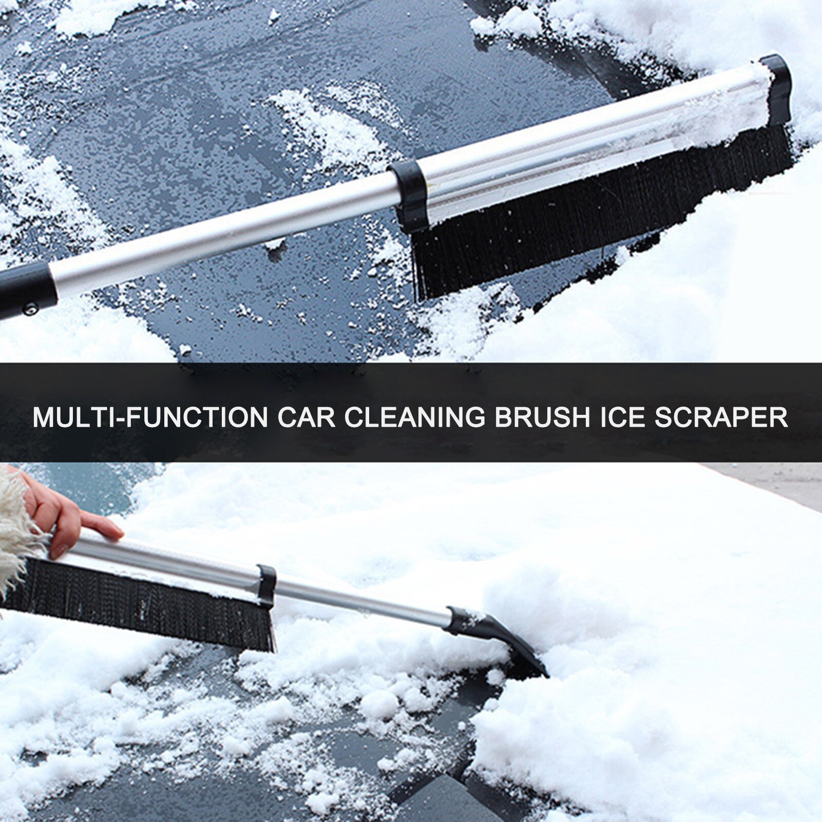 2-in-1 Winter Car Windshield Ice Scraper Glass Sno... – Vicedeal