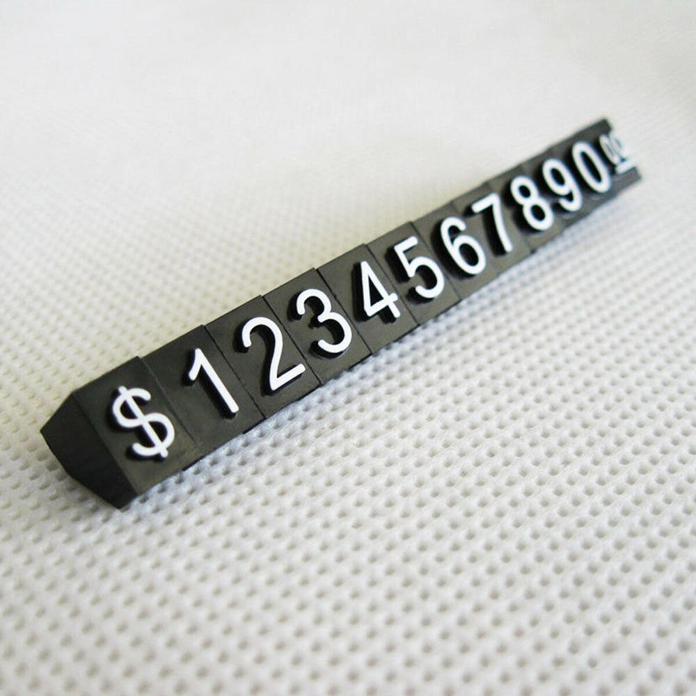 360 Plastic Cubes Price Display Tags Adjustable Nu... – Vicedeal