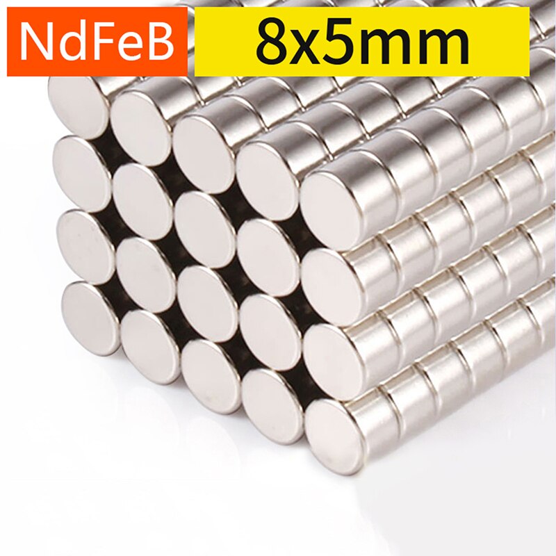 10 st dia ø 8mm ndfeb runda kraftfulla magneter 1 ... – Grandado