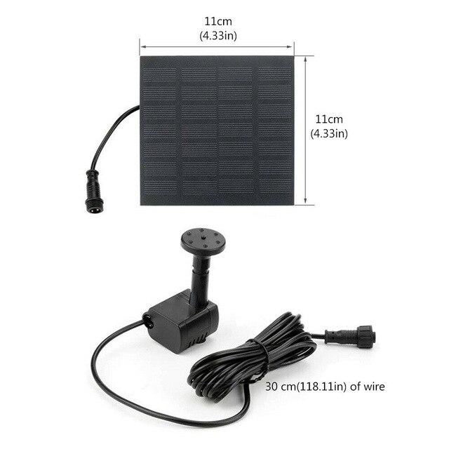 Solar Pomp Aangedreven Drijvende Fontein Vogelbad ... – Vicedeal