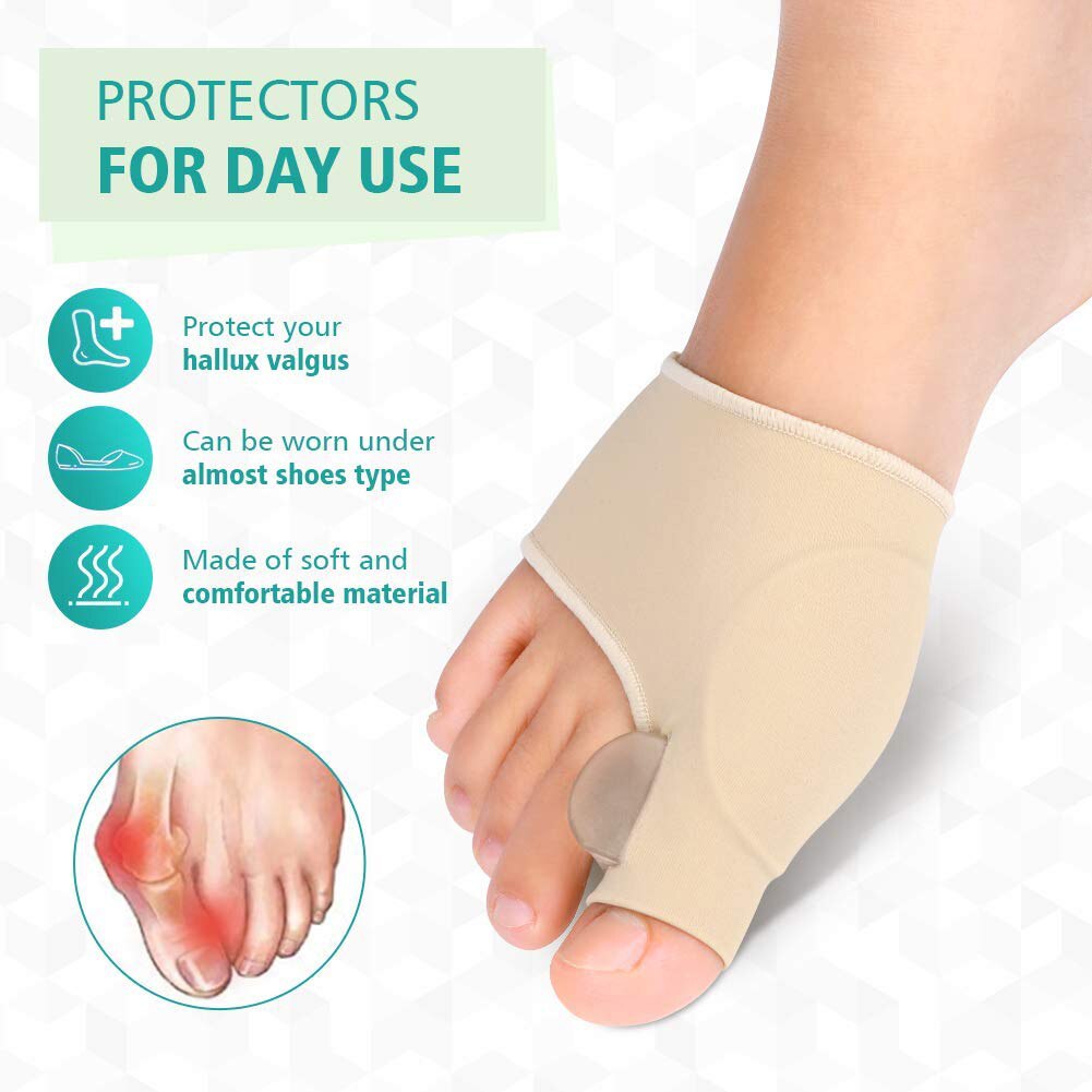 2Pcs=1Pair Toe Separator Hallux Pain Relief Protec... – Grandado