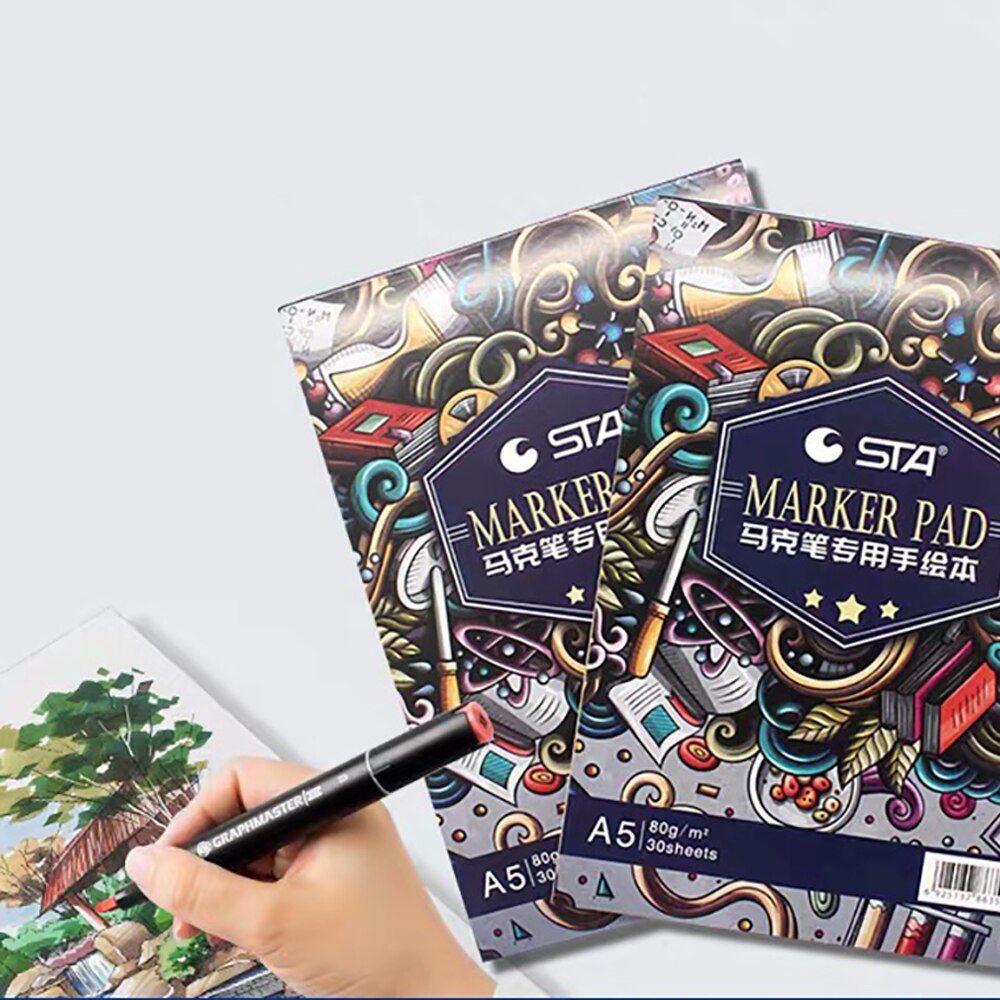 A5 30sheets 200g Paiting paper pad Sketch Book for... – Grandado