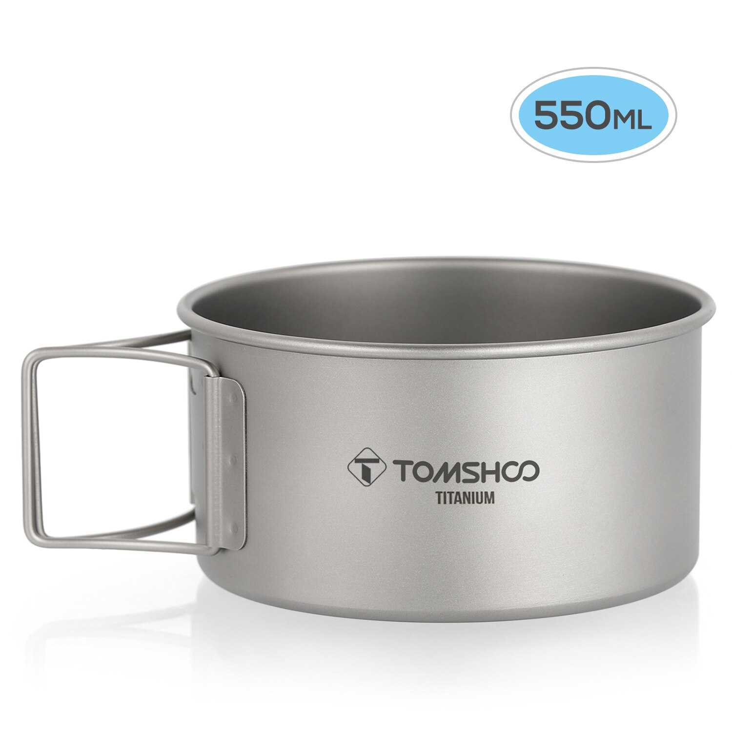 Tomshoo Titanium Bowl with Folding Handles Dinner ... – Grandado