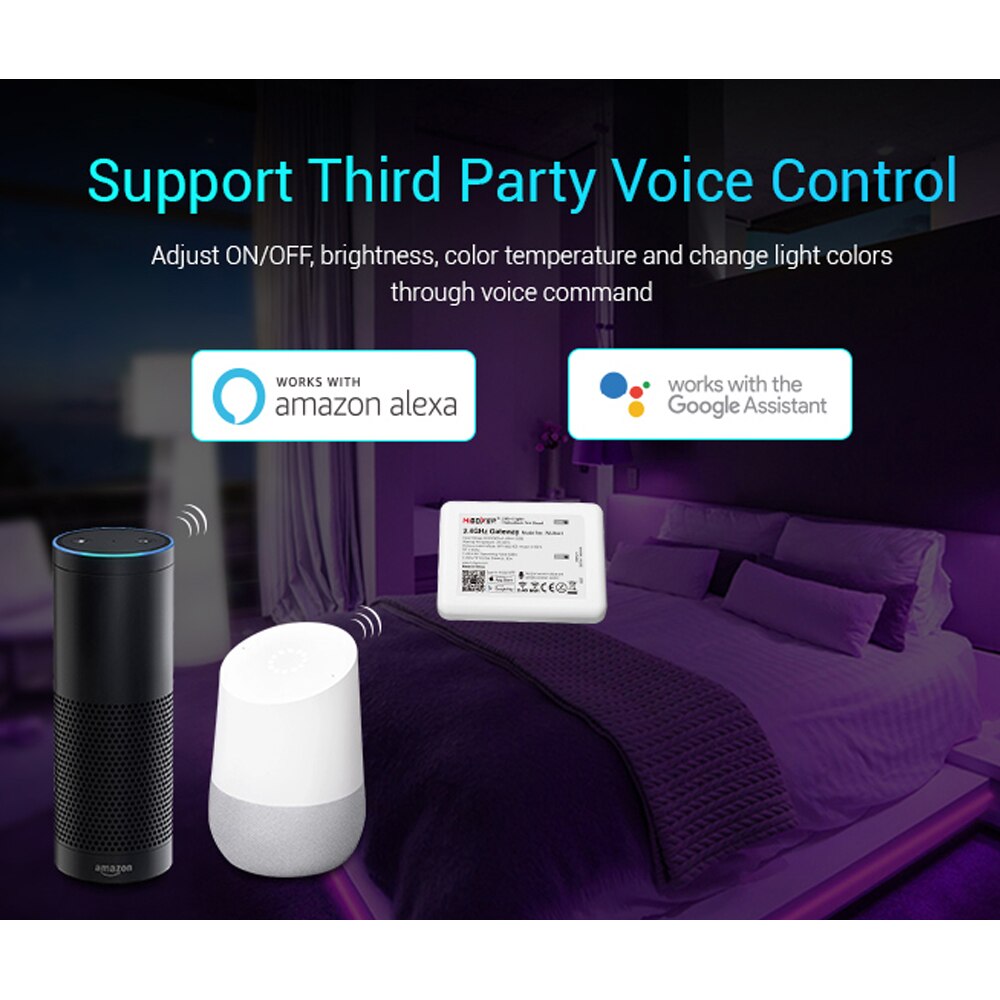 Milight 2.4G 4 Zone Rf Rgb + Cct Cct Rgbw Led Remo... – Grandado