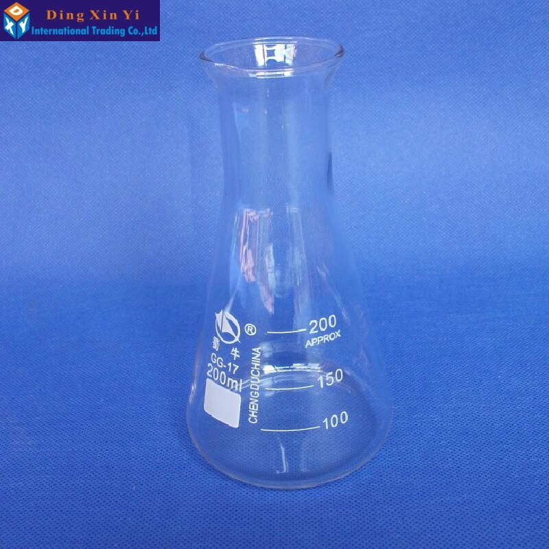 200ML 1PC Laboratory use glass triangle flask Glas... – Vicedeal