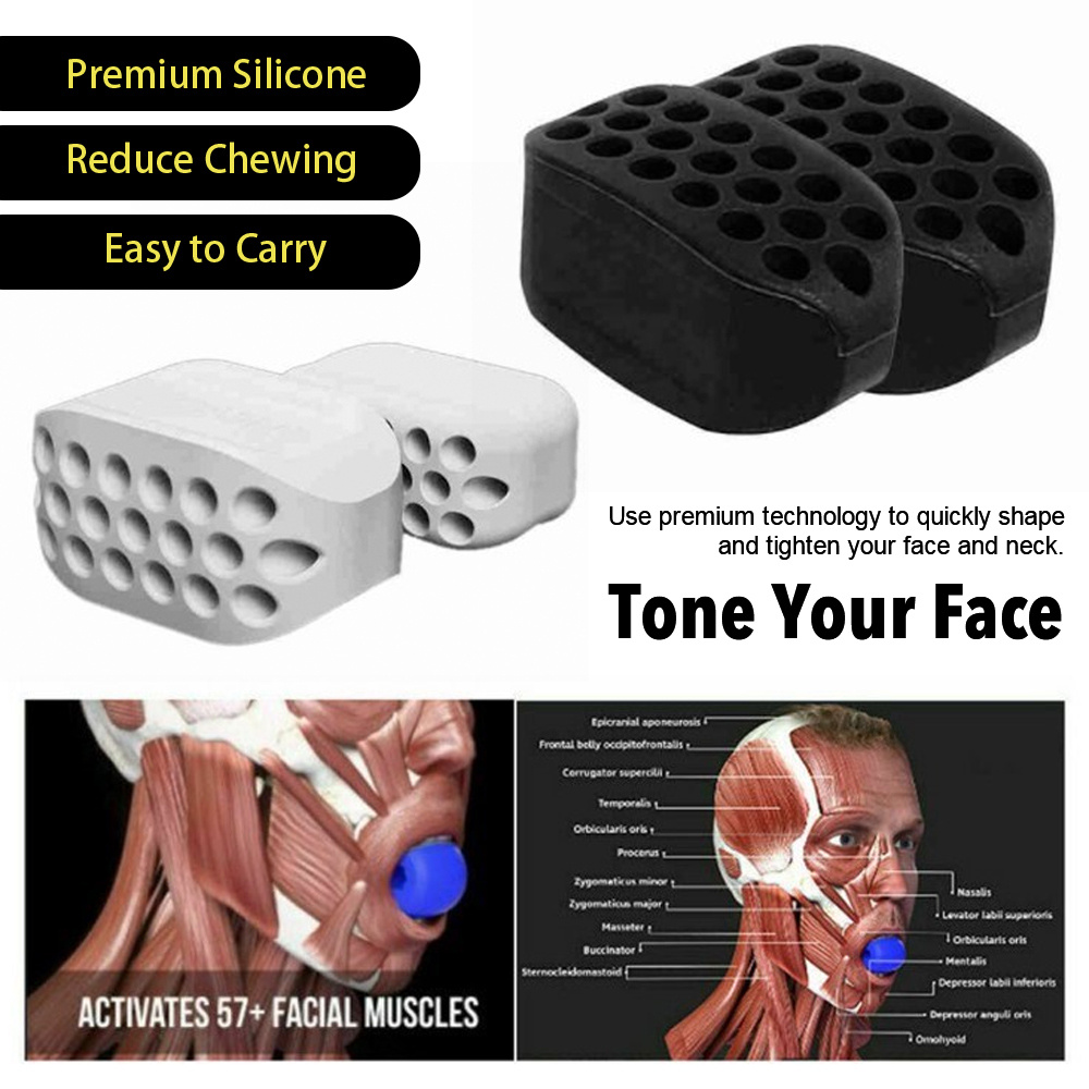 2/1Pcs Face Jaw Line Lifting Facial Muscles Exerci... – Grandado