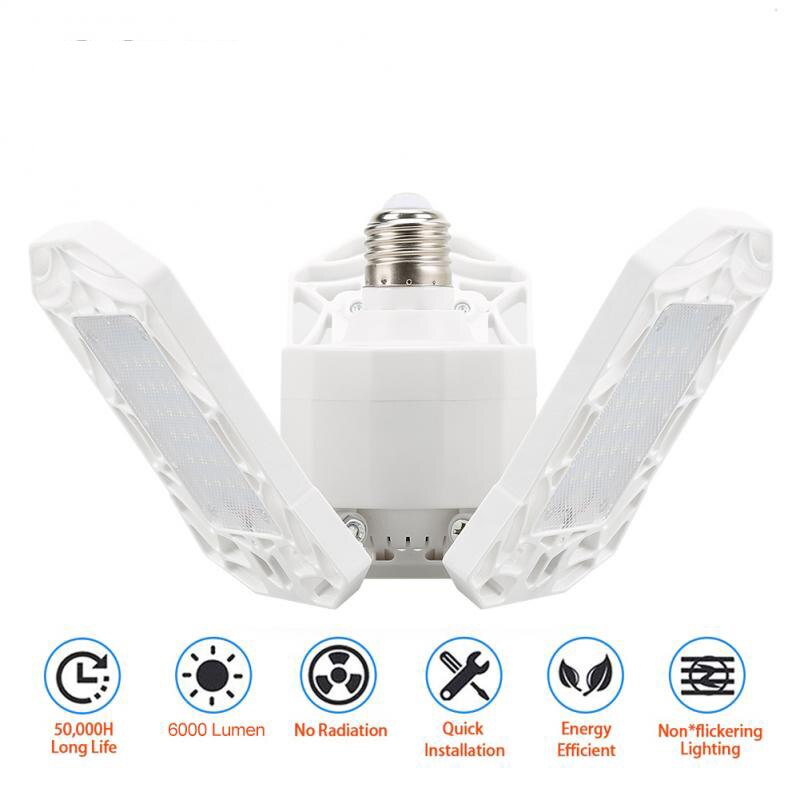 40W/60W LED Garage Lights E26 Eu Warehouse Deforma... – Vicedeal