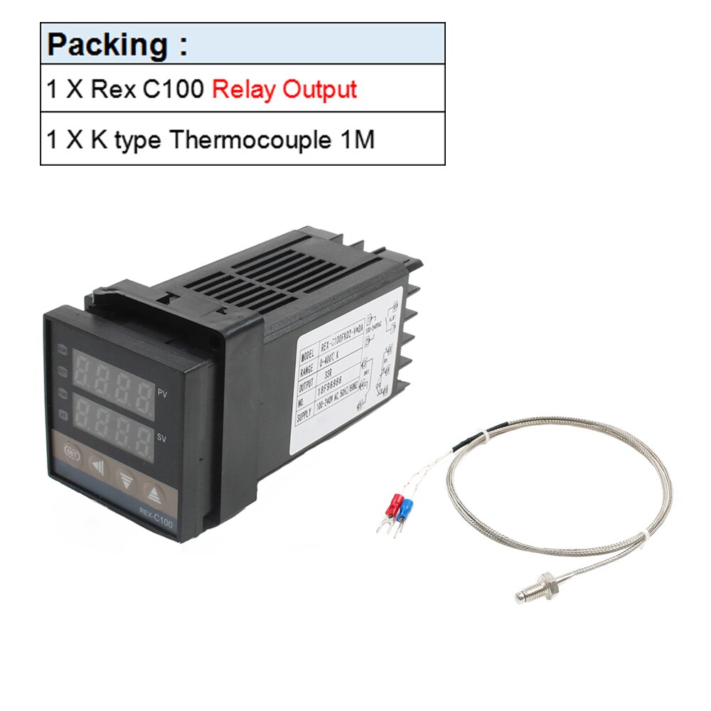 REX-C100, sortie de relais 400,700 régulateur de T... – Grandado