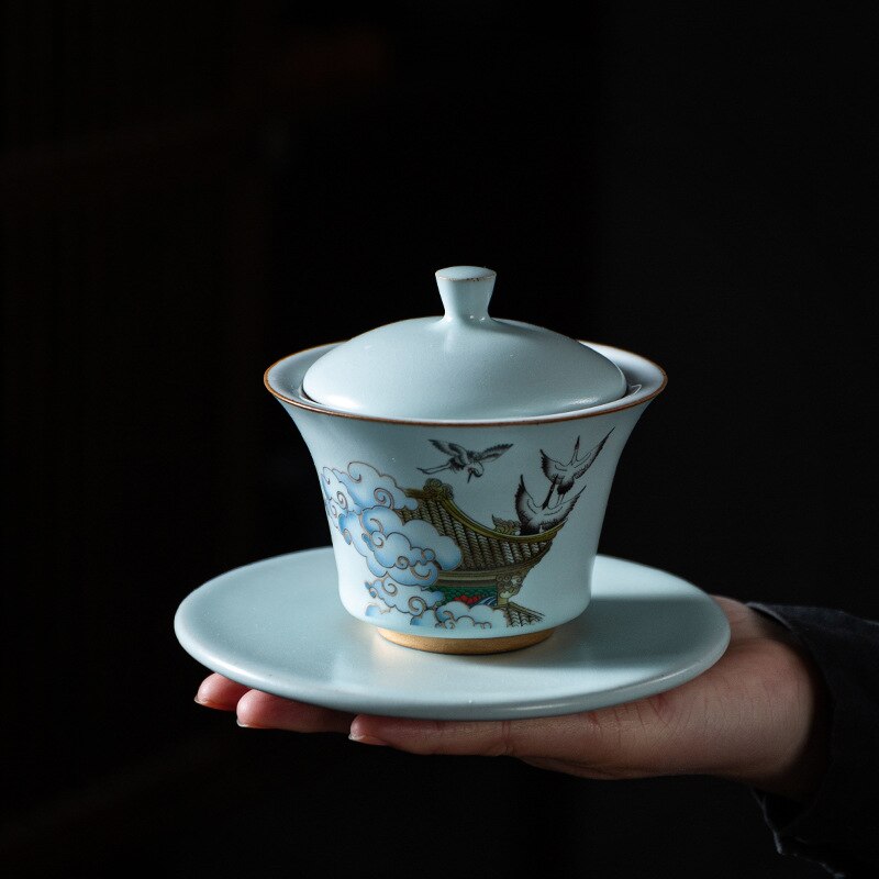 Days Celadon Glaze Ru Ware rui he Tureen Japanese ... – Vicedeal