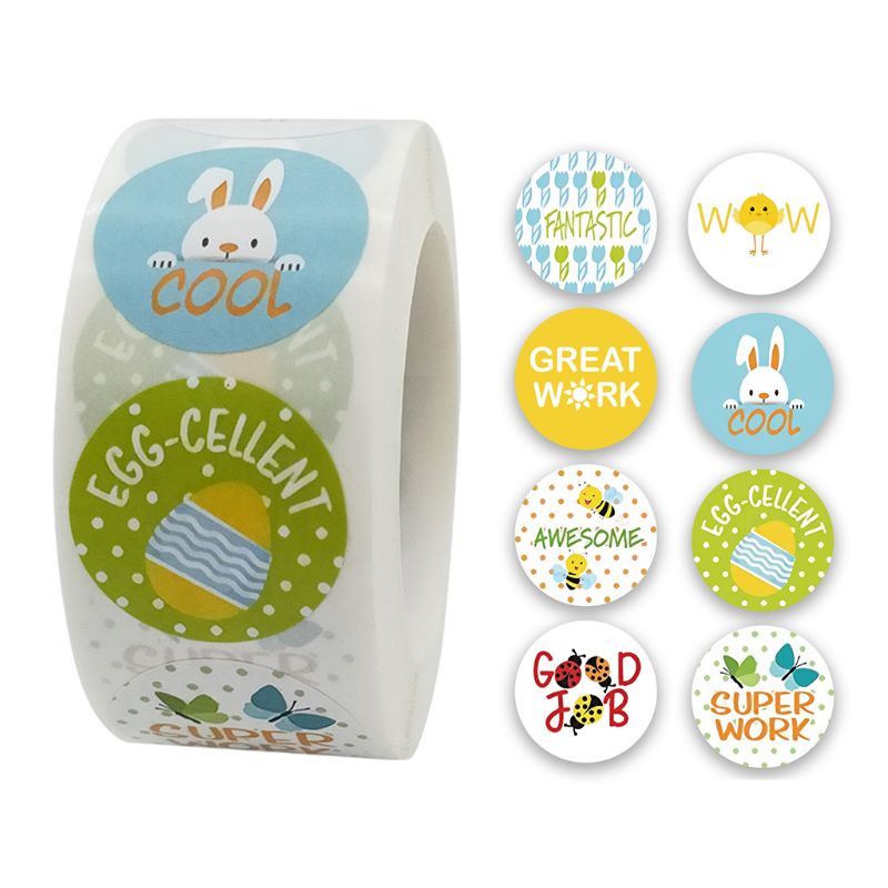 Leuke Animal Print Onderwijs Prikkels Label Sticke... – Grandado