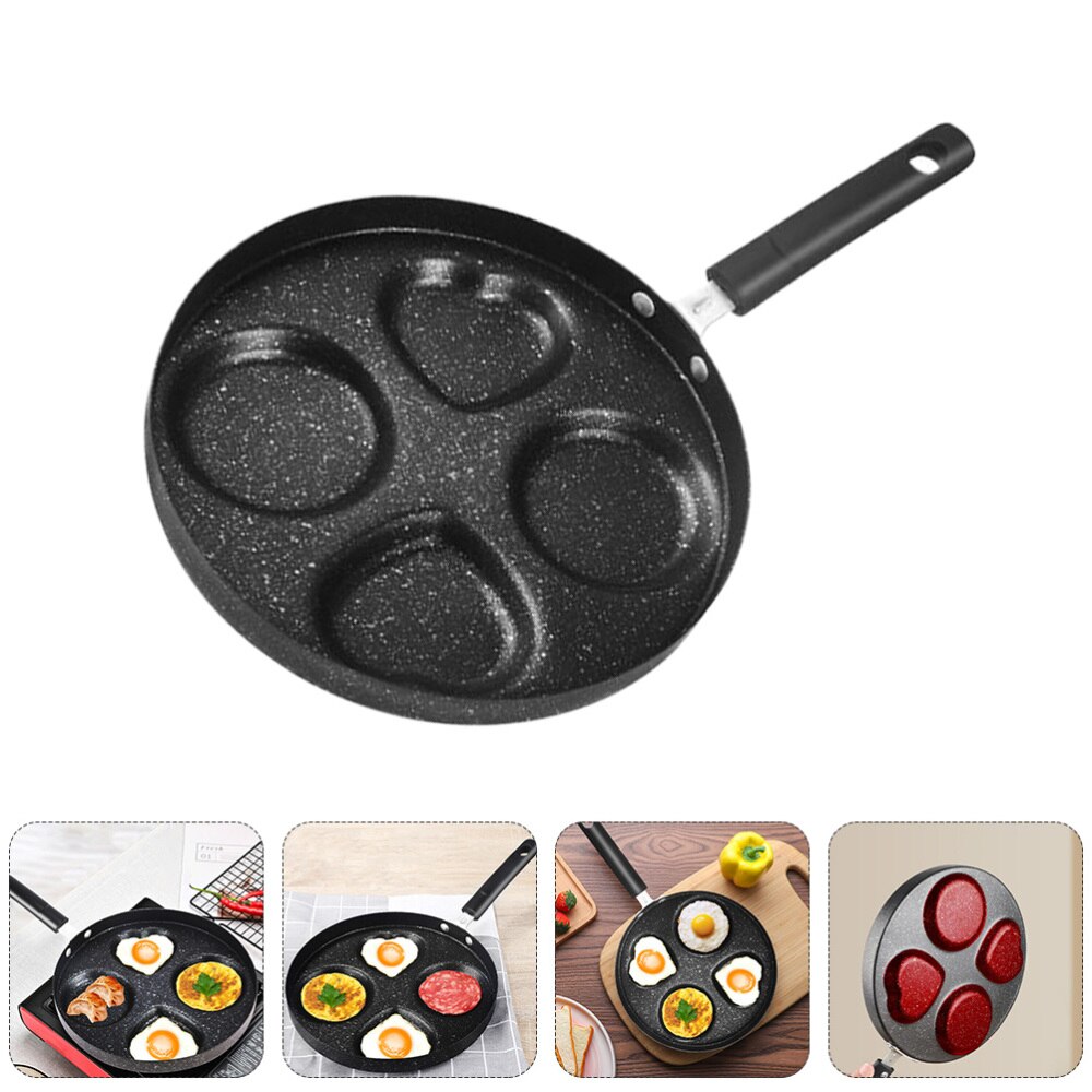 Household Heart Shape Fried Egg Pan Multipurpose F... – Grandado