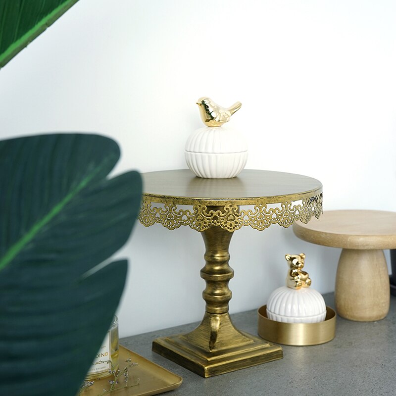 Vintage cake stand 10/12inch cupcake stand wedding... – Grandado