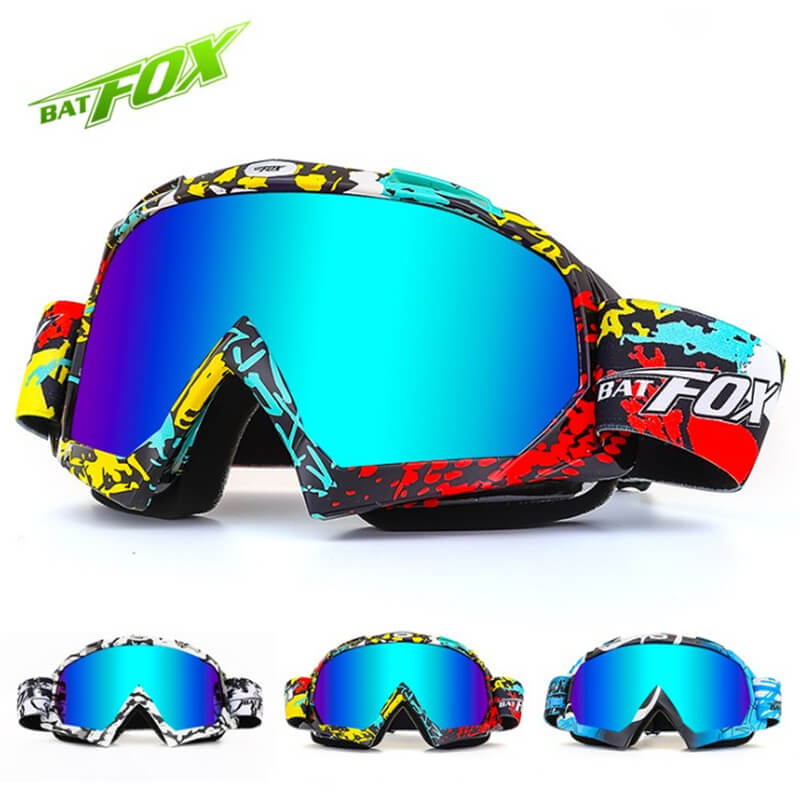 BAT-FOX Ski Goggles Double Layers Anti-Fog Adult W... – Grandado