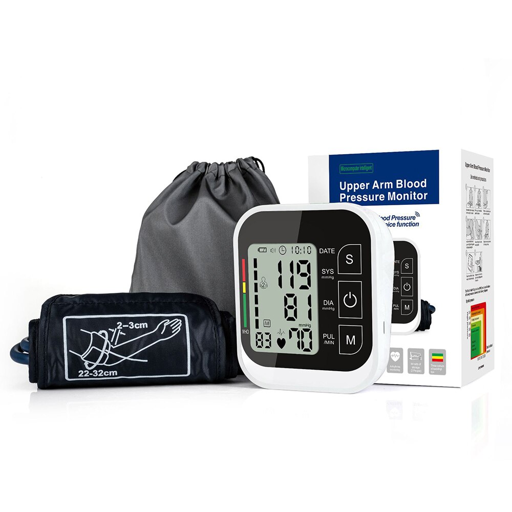 Digital Blood Pressure Meter BP Monitor Upper Arm ... – Grandado