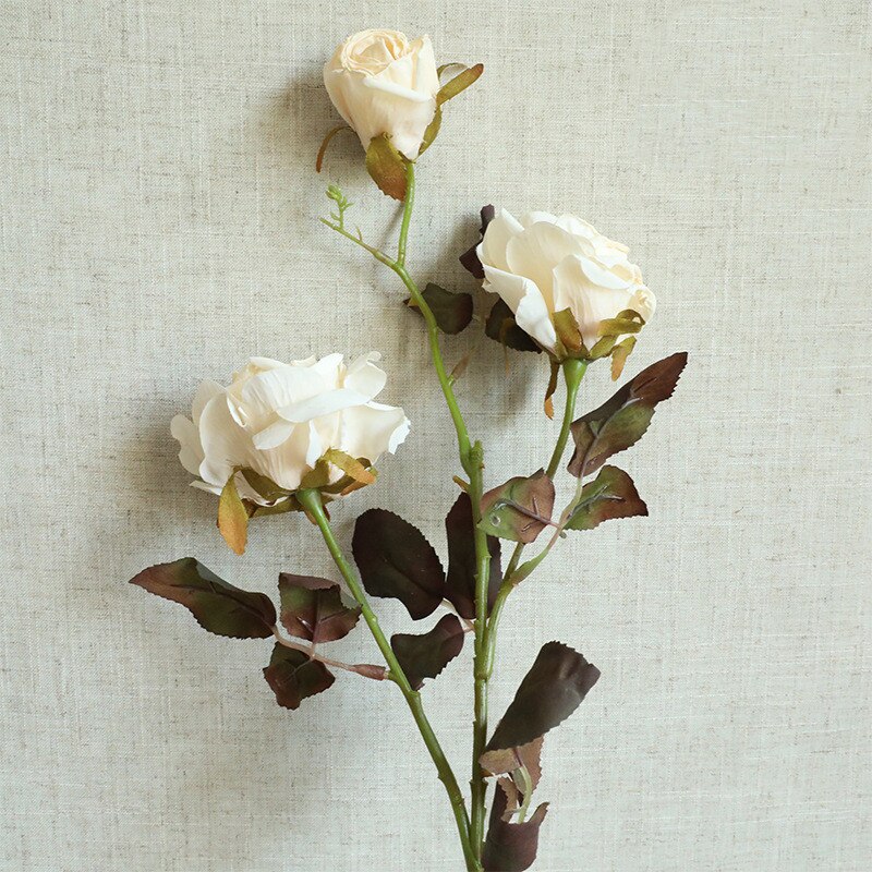 3 Head Dry Roasted Rose Christmas Decorations for ... – Grandado