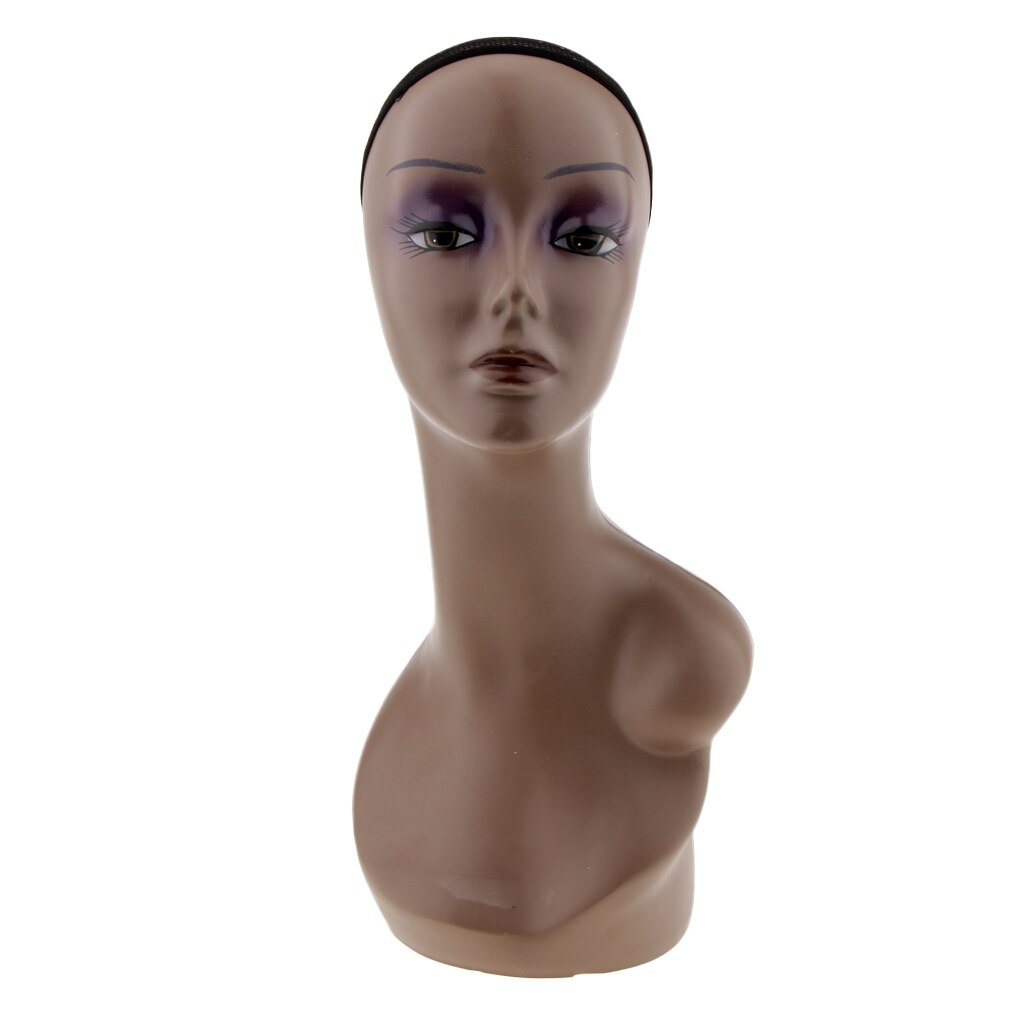 Female Mannequin Head Bust Wig Hat Jewelry Necklac... – Grandado