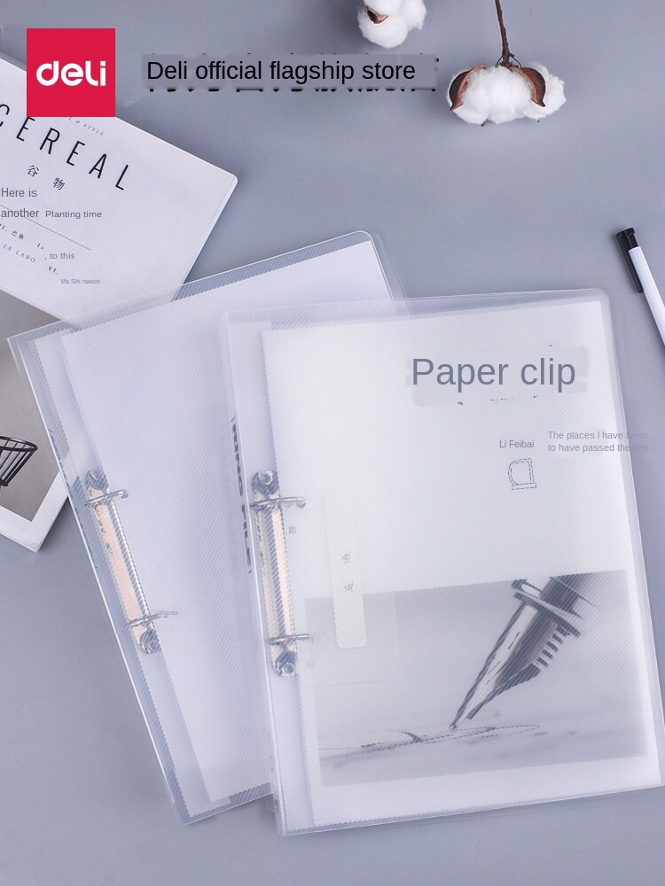 Perforierte Transparente Papier Ordner A4 Binder B... – Vicedeal