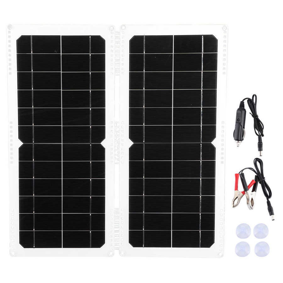 20W 12V Protable Solar Panel Kit Folding Solar Pan... – Grandado