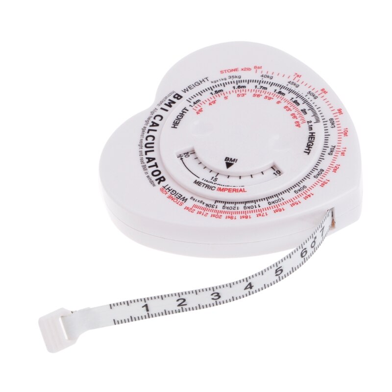 Heart BMI Body Mass Index Measure Tape Calculator ... – Grandado