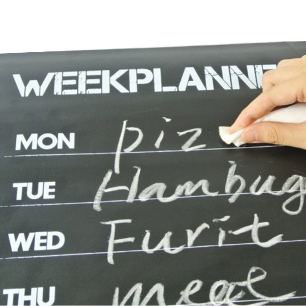 45*31cm Weekly Planning Blackboard Sticker Planner... – Vicedeal