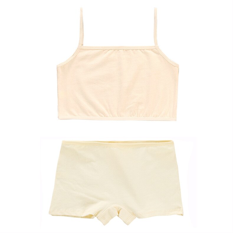 Girls' bra development period suit single laye... – Grandado