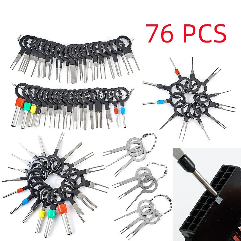 76Pcs Auto Wire Retractor Wire Plug Connector Extr... – Grandado