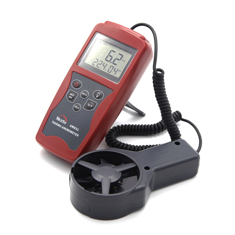 Nicety AM831 LCD Handheld Digital Anemometer Wind ... – Grandado