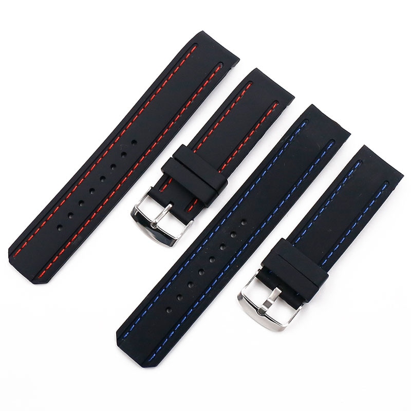 Silicone strap men's watch accessories pin buckle ... – Grandado