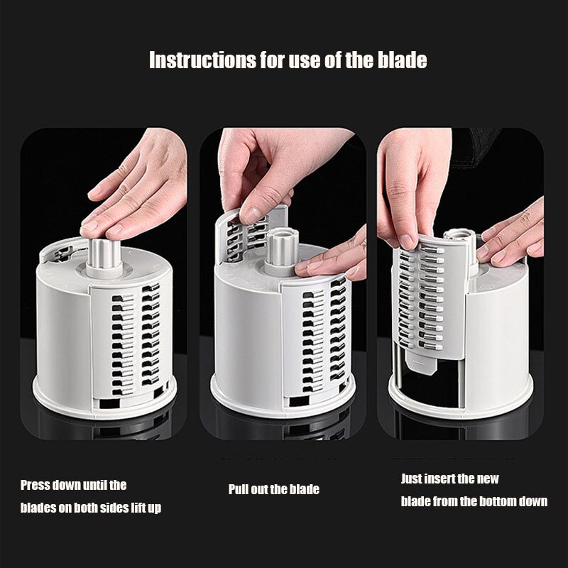 Multifunctionele Hand-Shake Shredder Slicer Grote ... – Vicedeal