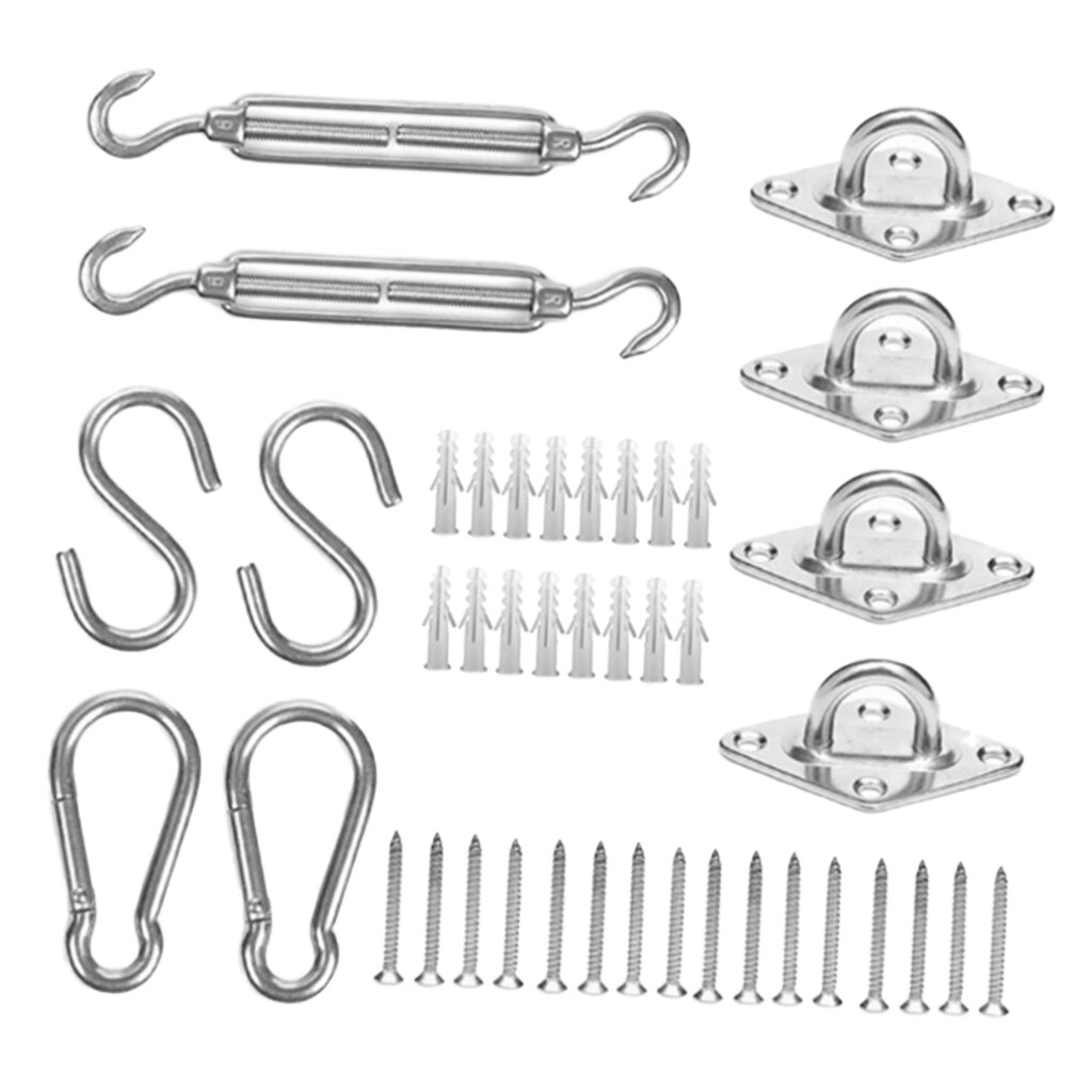 Marine Grade Shade Sail Hardware Kit for Triangle ... – Grandado