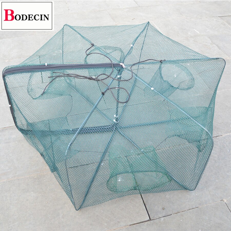 6 Holes Fishing Net Folded Network Automatic Shrim... – Grandado