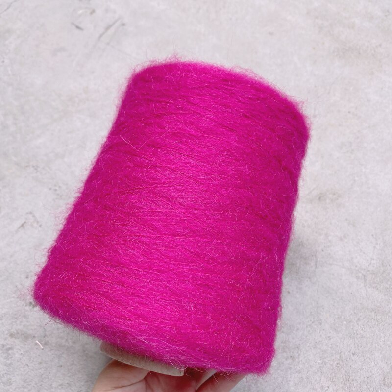 500g/roll of wool mohair yarn 1000 meters diy scar... – Grandado