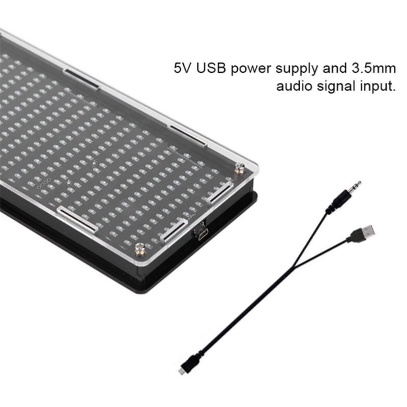 Diy 384 Led Digital O Music Spectrum Analyzer Soun Grandado