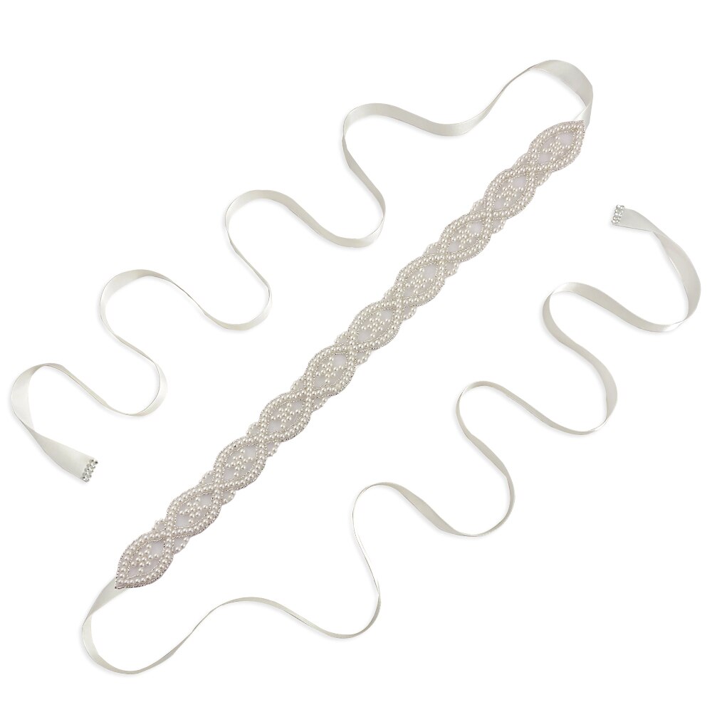 Accesorios elegantes de perlas para novia, cinturo... – Vicedeal